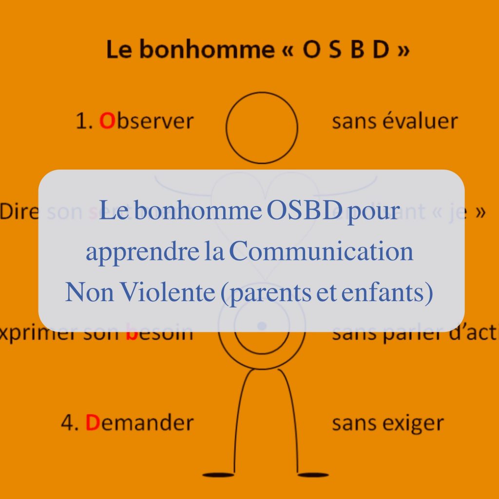 Le bonhomme OSBD pour apprendre la CNV (parents et enfants)