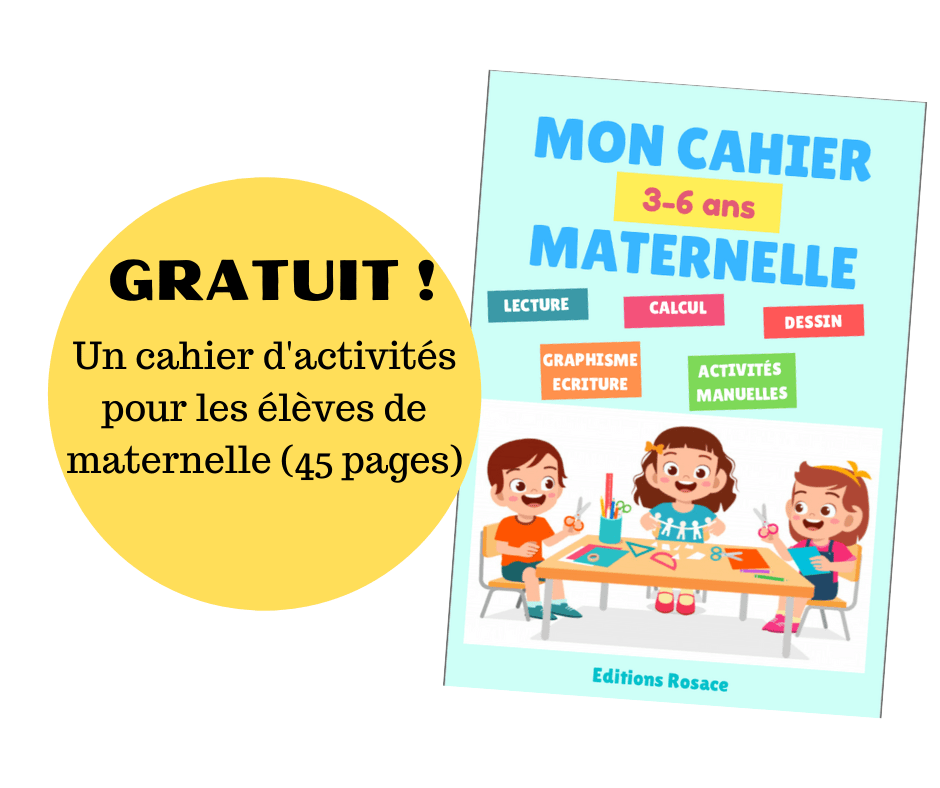Un cahier d'activités pour les élèves de maternelle (45 pages)