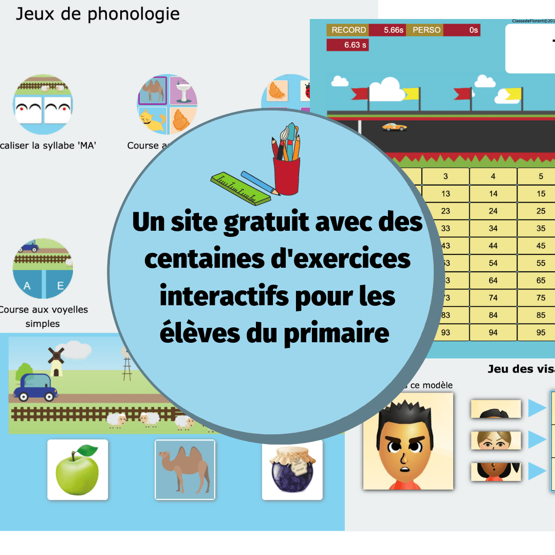 La classe de Florent : un site gratuit qui propose des exercices ...