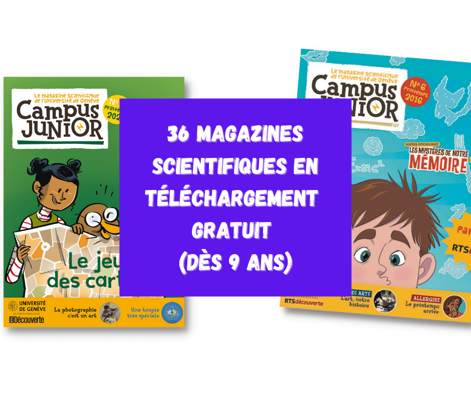 36 magazines scientifiques et culturels pour les enfants et adolescents ...