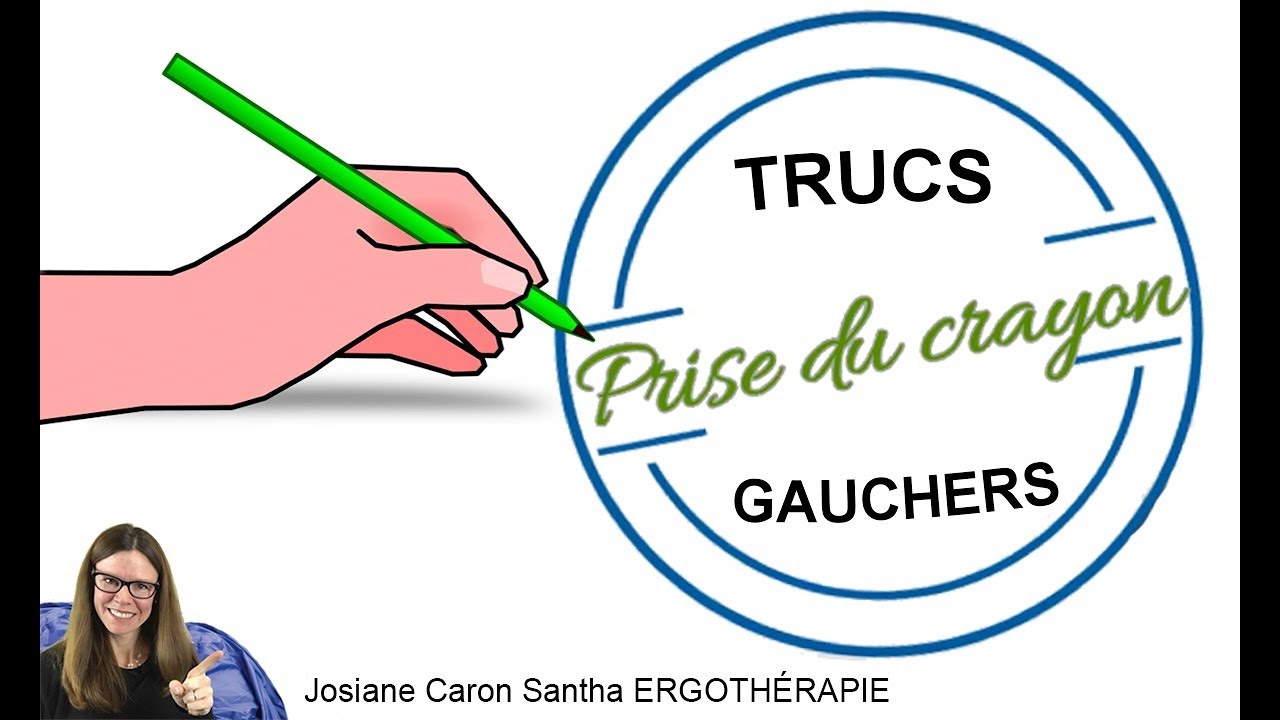 4 vidéos pour aider les enfants à tenir leur crayon (gauchers ou droitiers)